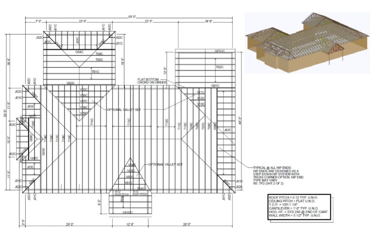Role of Structural Roof Plans in Ensuring Building Safety & Stability